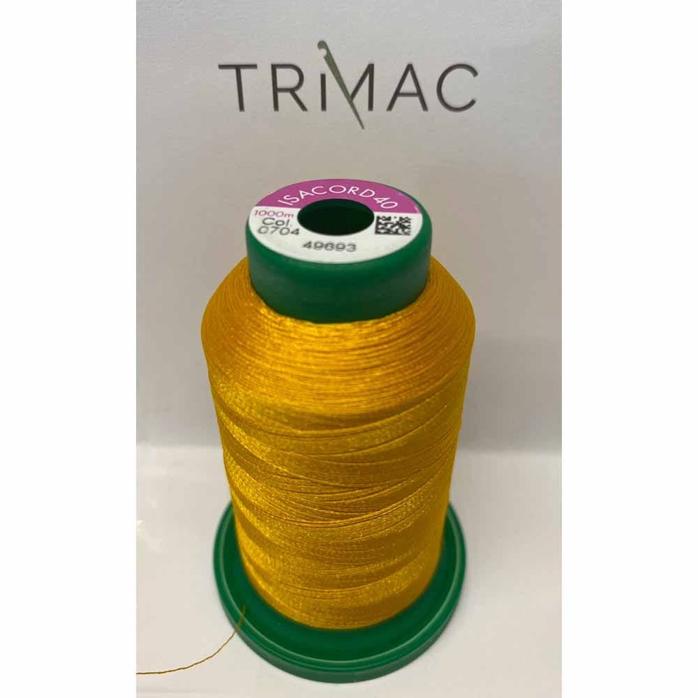ISACORD 0704 Filato in poliestere lucido - Trimac Macchine Per Cucire
