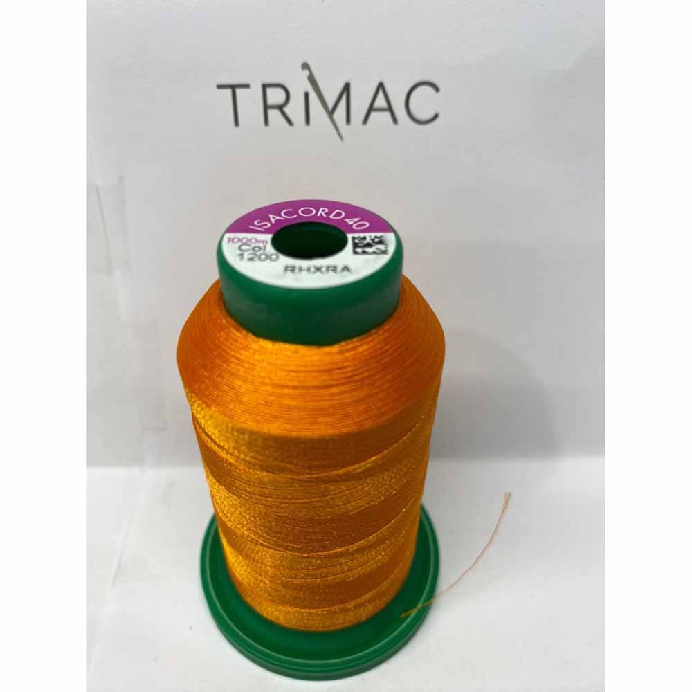 ISACORD 1200 Filato in poliestere lucido - Trimac Macchine Per Cucire